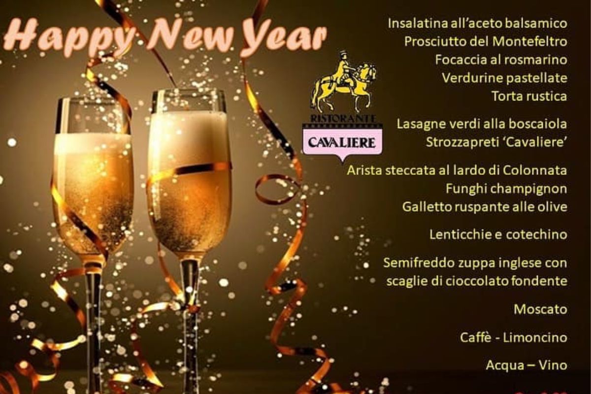 Cenone di Capodanno da Ristorante Cavaliere: il menù e il programma ...